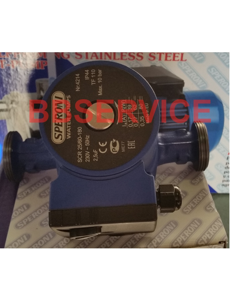 Circolatore SCR 40 prevalenza 4 mt caldaia termocamino stufa Speroni